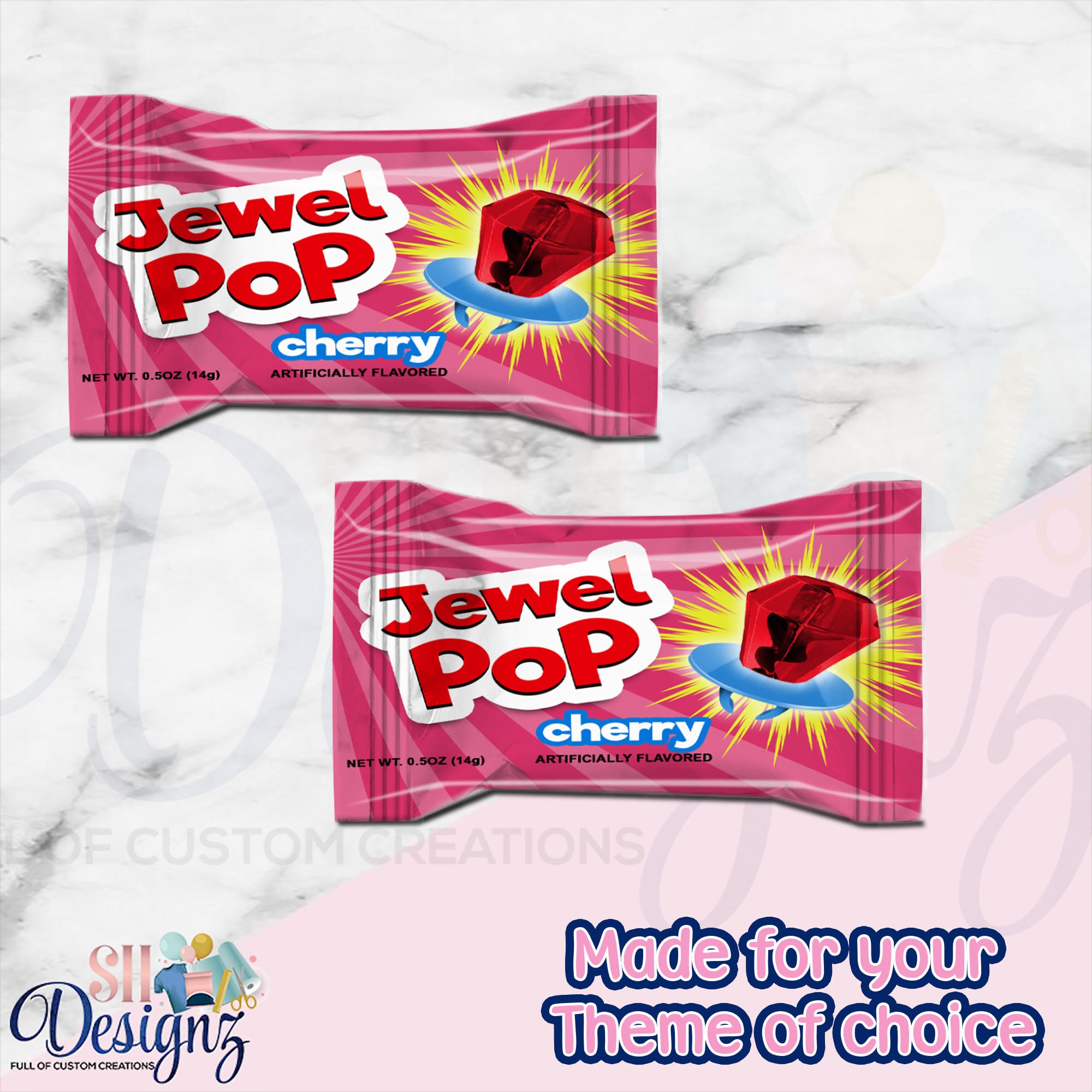 Custom Ring Pops | ShDesignz